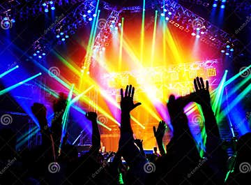 Rock concert stock photo. Image of concert, nightlife - 27985672