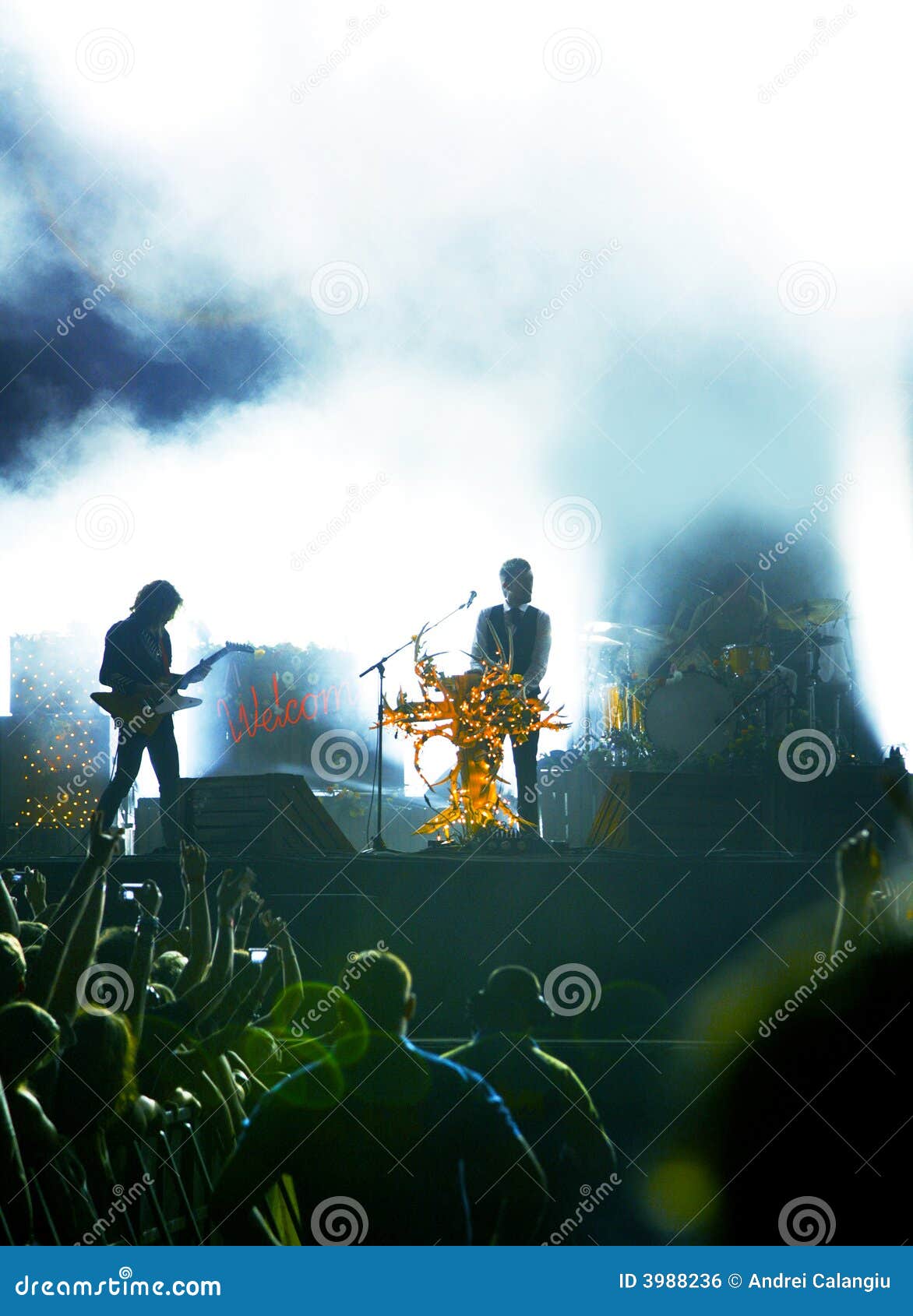 Rock concert stock photo. Image of rock, leader, entertainment - 3988236