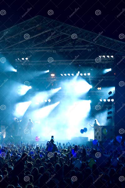 Rock Concert 5 stock image. Image of music, spotlights - 254197