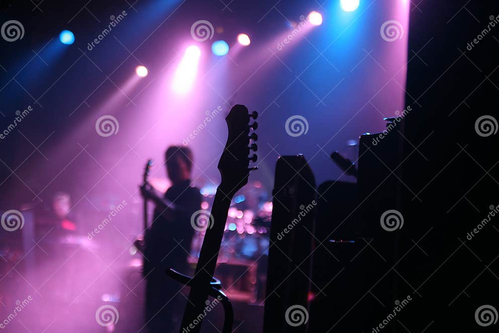 Rock concert stock image. Image of culture, nightshot, group - 666603