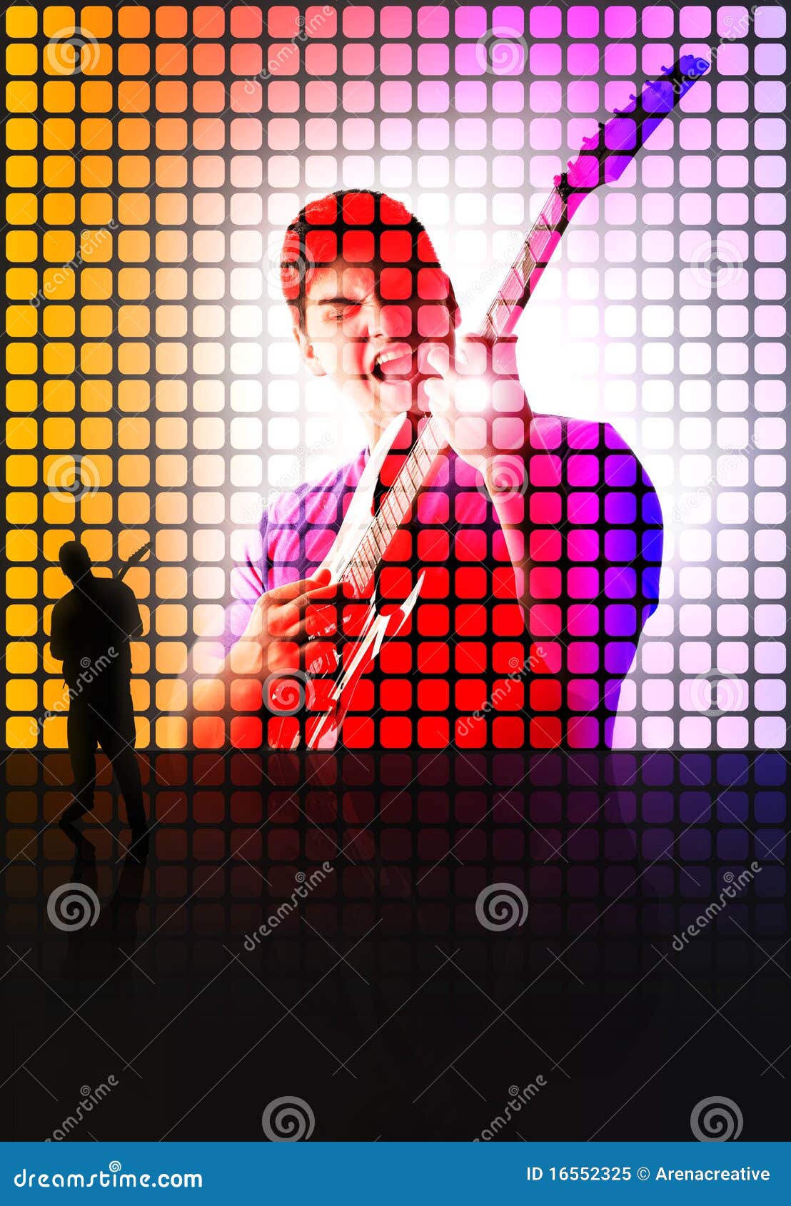 Rock Concert Abstract stock illustration. Illustration of attitude ...