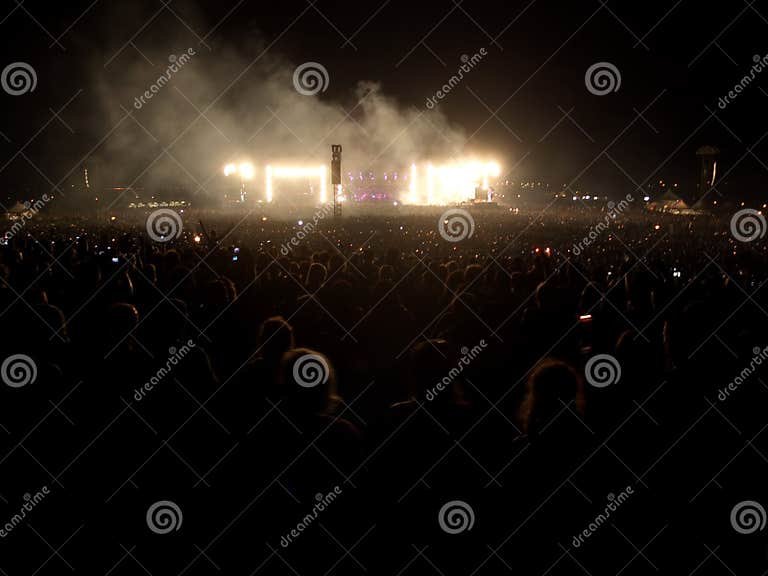 Rock concert crowd stock photo. Image of music, hands - 5878858