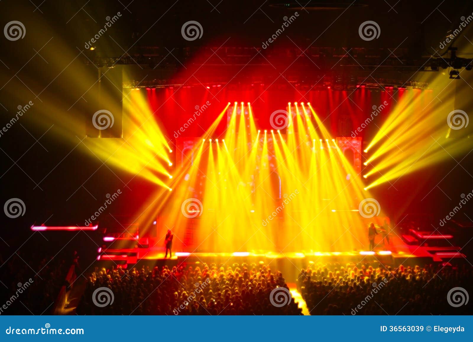 Rock Concert Light Show