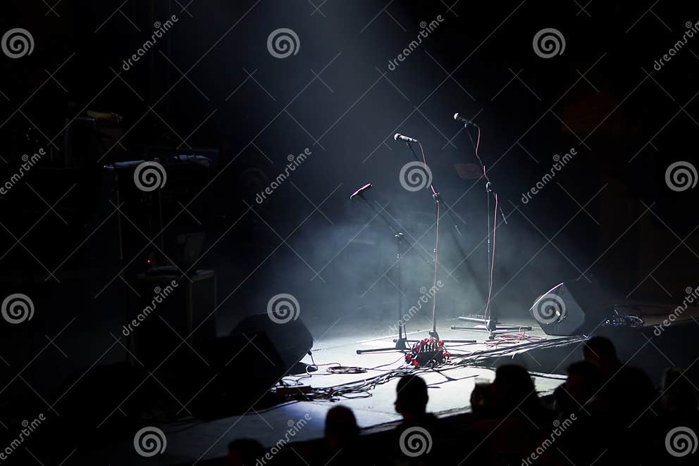Rock Concert Stage stock image. Image of crowd, preparation - 9719203