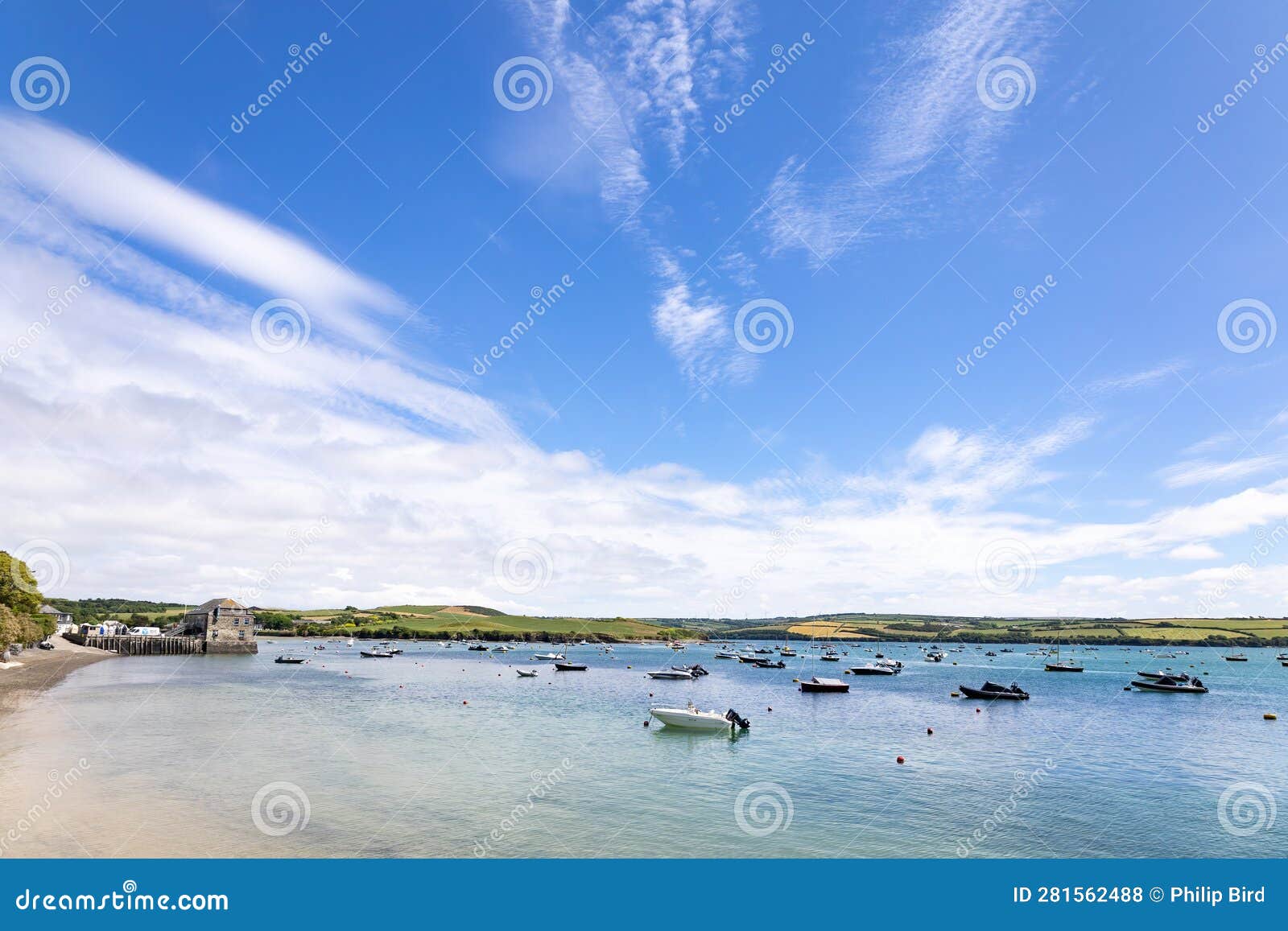 View from the Promenade at Rock, Cornwall on June 12, 2023 Editorial ...