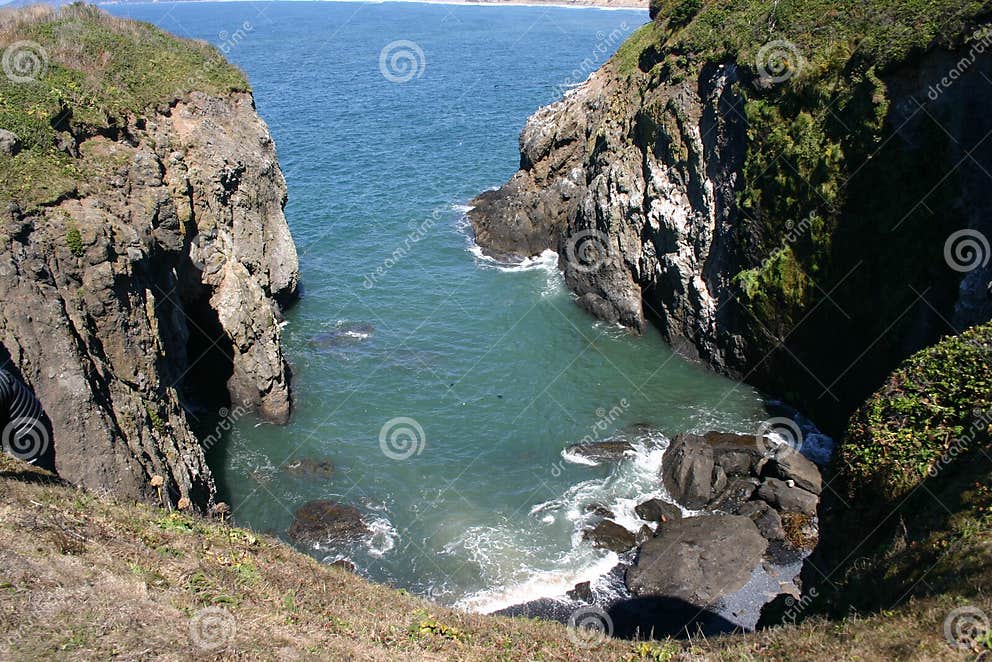 Rock cove on coast stock image. Image of nautical, cove - 61277