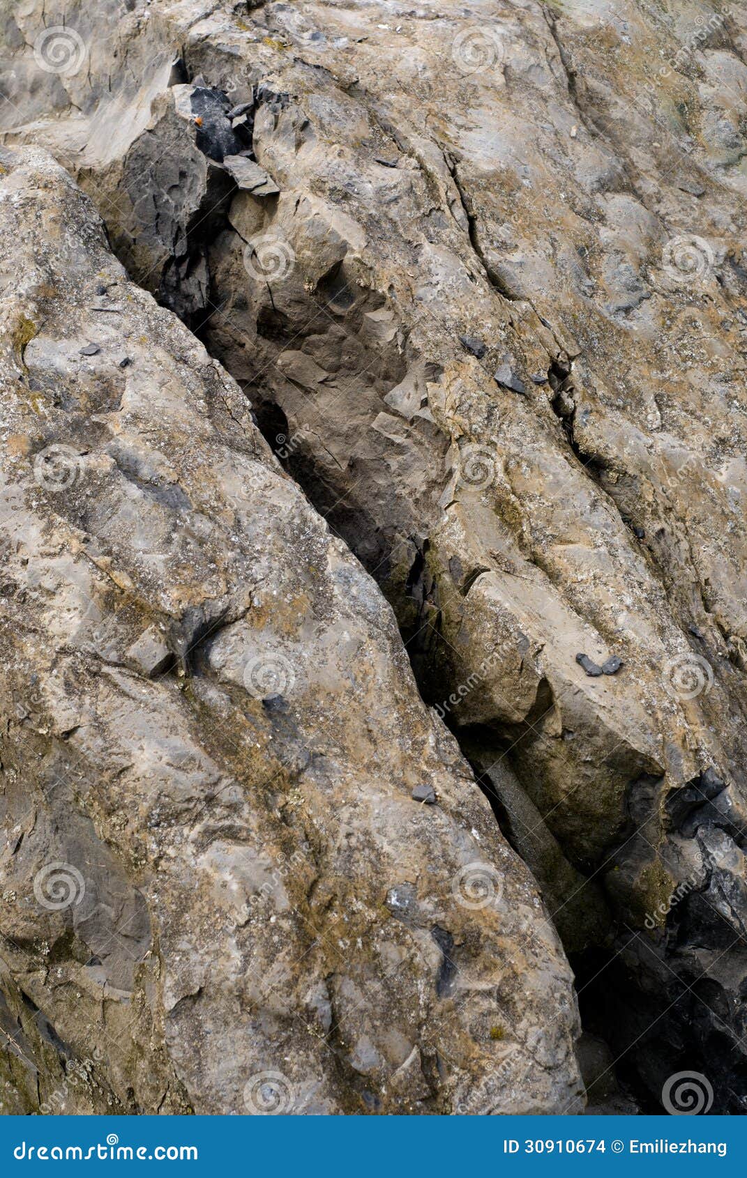 Rock crack stock photo. Image of separation, crack, rock - 30910674
