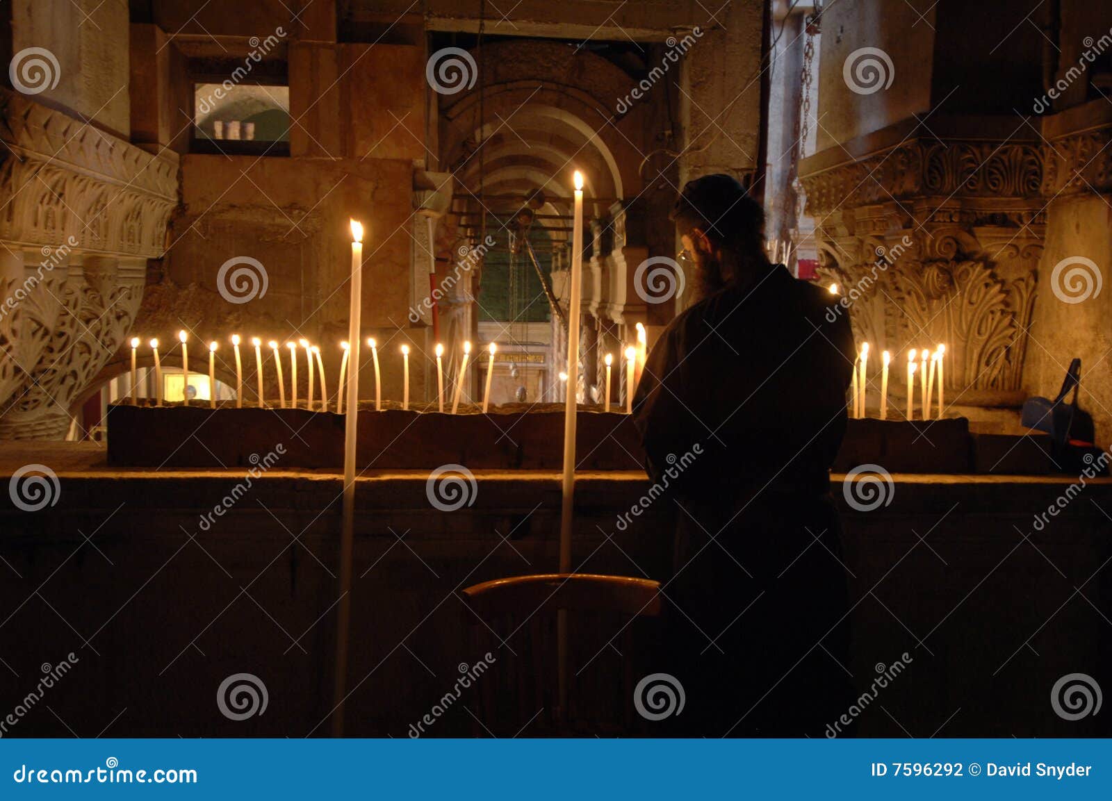 Coptic Monk In Church Of The Holy Sepulchre, Jerusalem Editorial Image ...