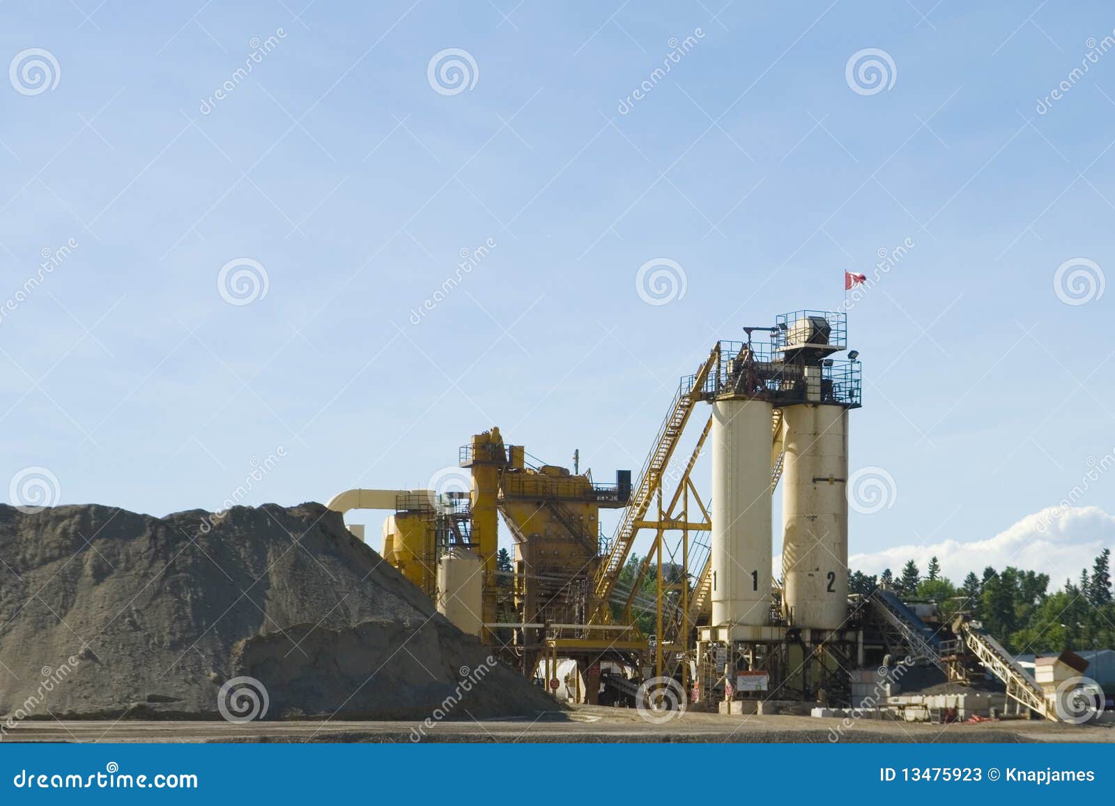 Rock Crushing Plant stock image. Image of stone, extraction - 13475923