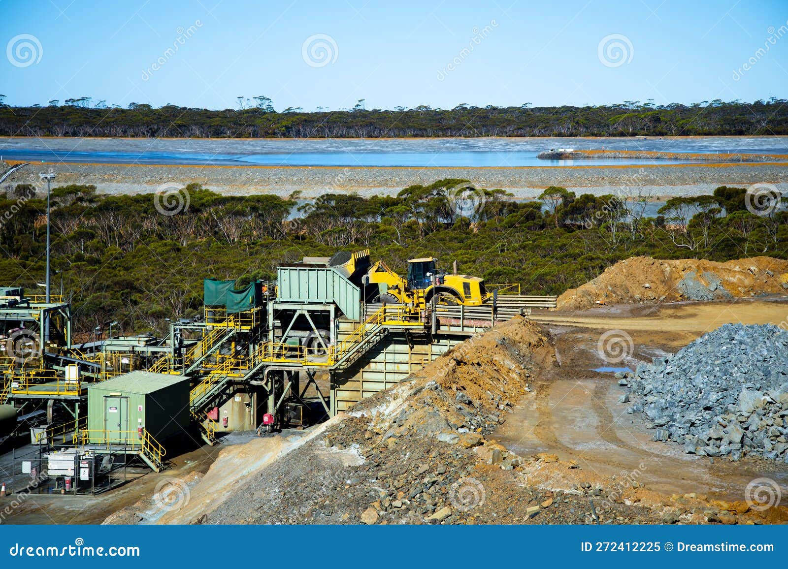 Rock Crushing editorial image. Image of hopper, process - 272412225