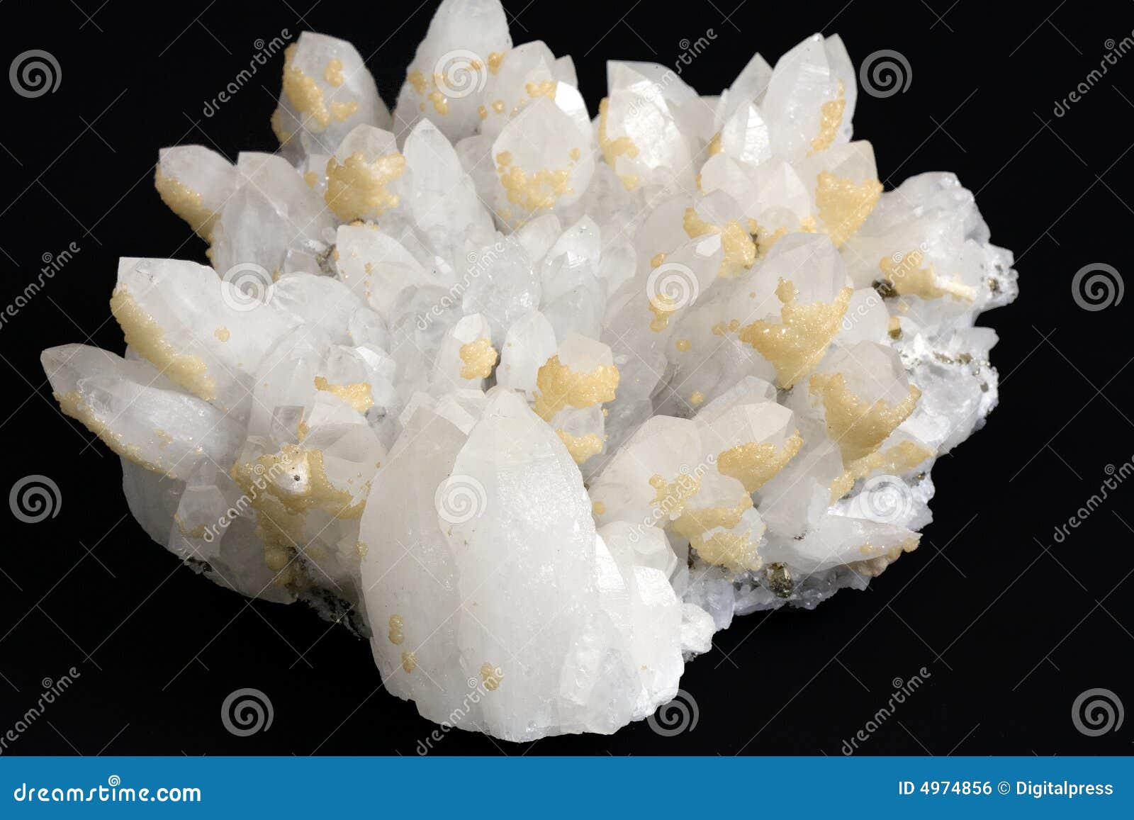 Rock crystal stock photo. Image of glisten, stone, quartz - 4974856