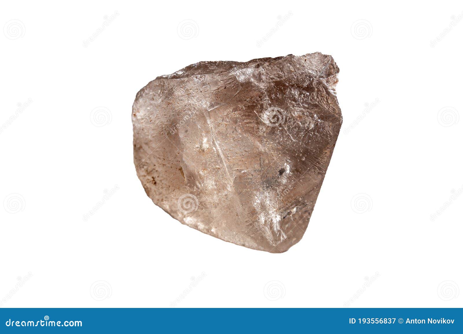 Rock Crystal Isolated on a White Stock Image - Image of natural ...