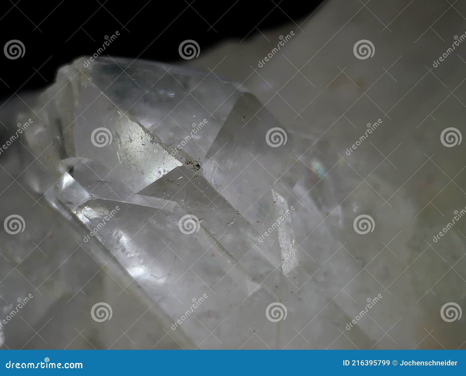 Rock Crystal, Microscopic View Stock Image - Image of mining, cluster ...
