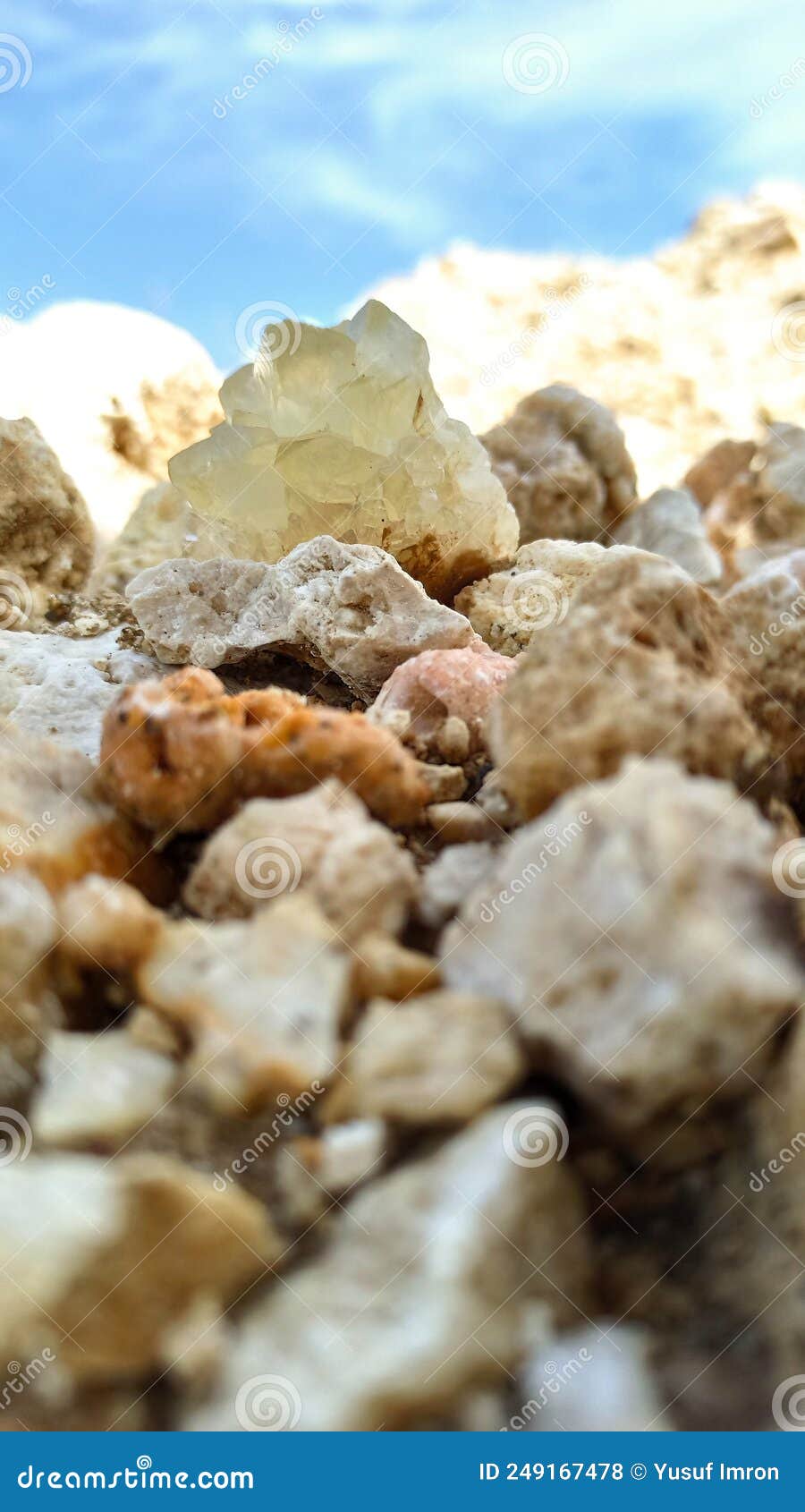 The rock crytal stock photo. Image of crytal, brown - 249167478