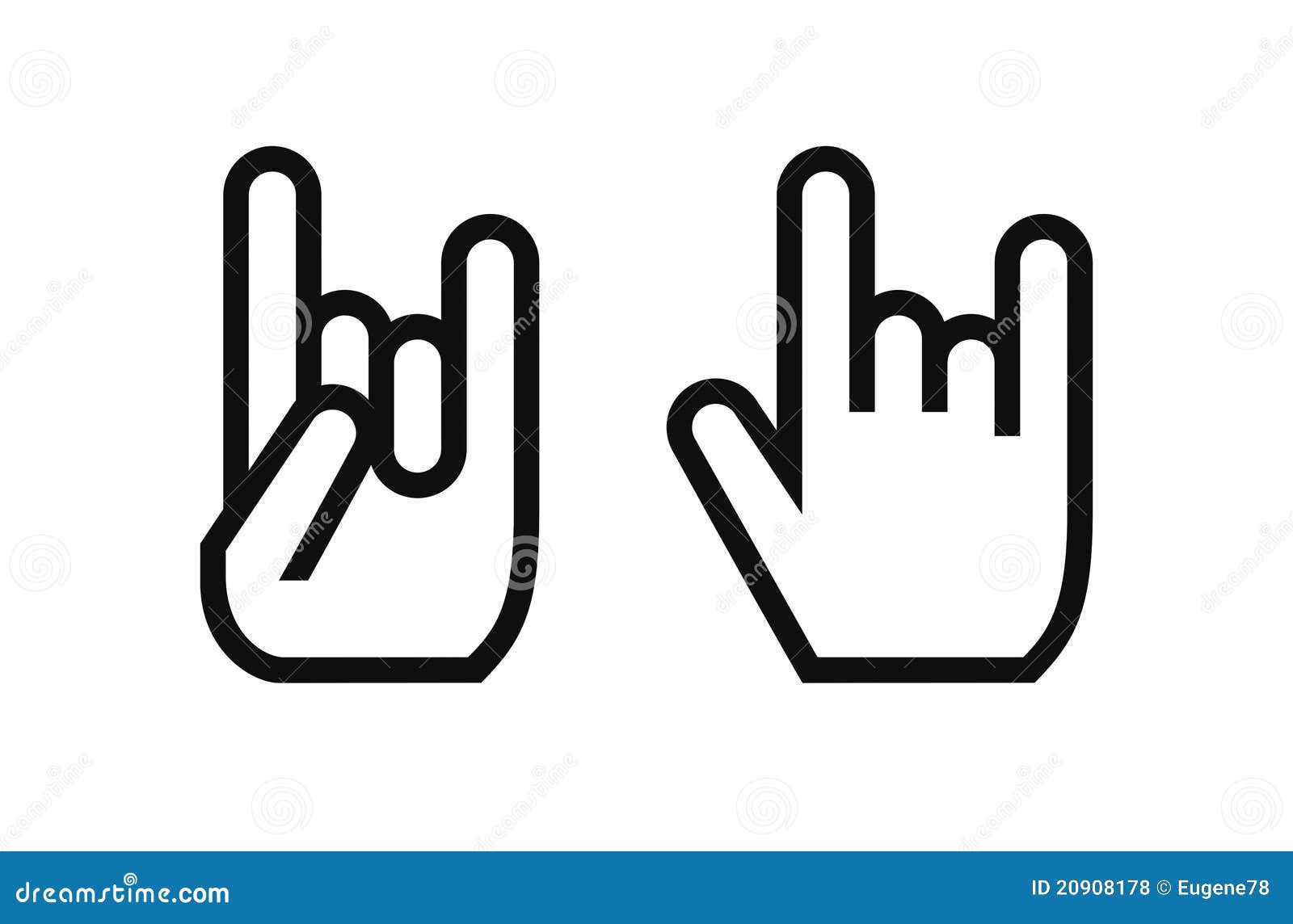 Rock culture symbol stock vector. Illustration of legendary - 20908178