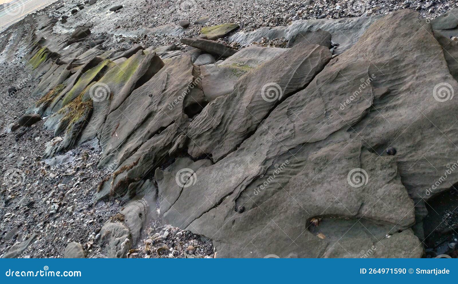 Rock Curve Formation on the Beach, Curve Rock, Beach Rocks, Rock Layers ...