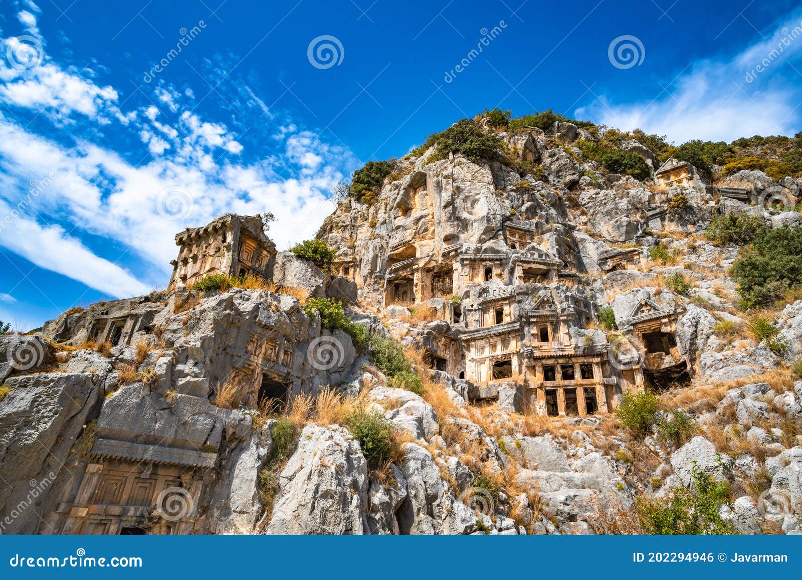In Myra Turkey Europe Old Roman Necropolis And Indigenous Tomb Royalty ...