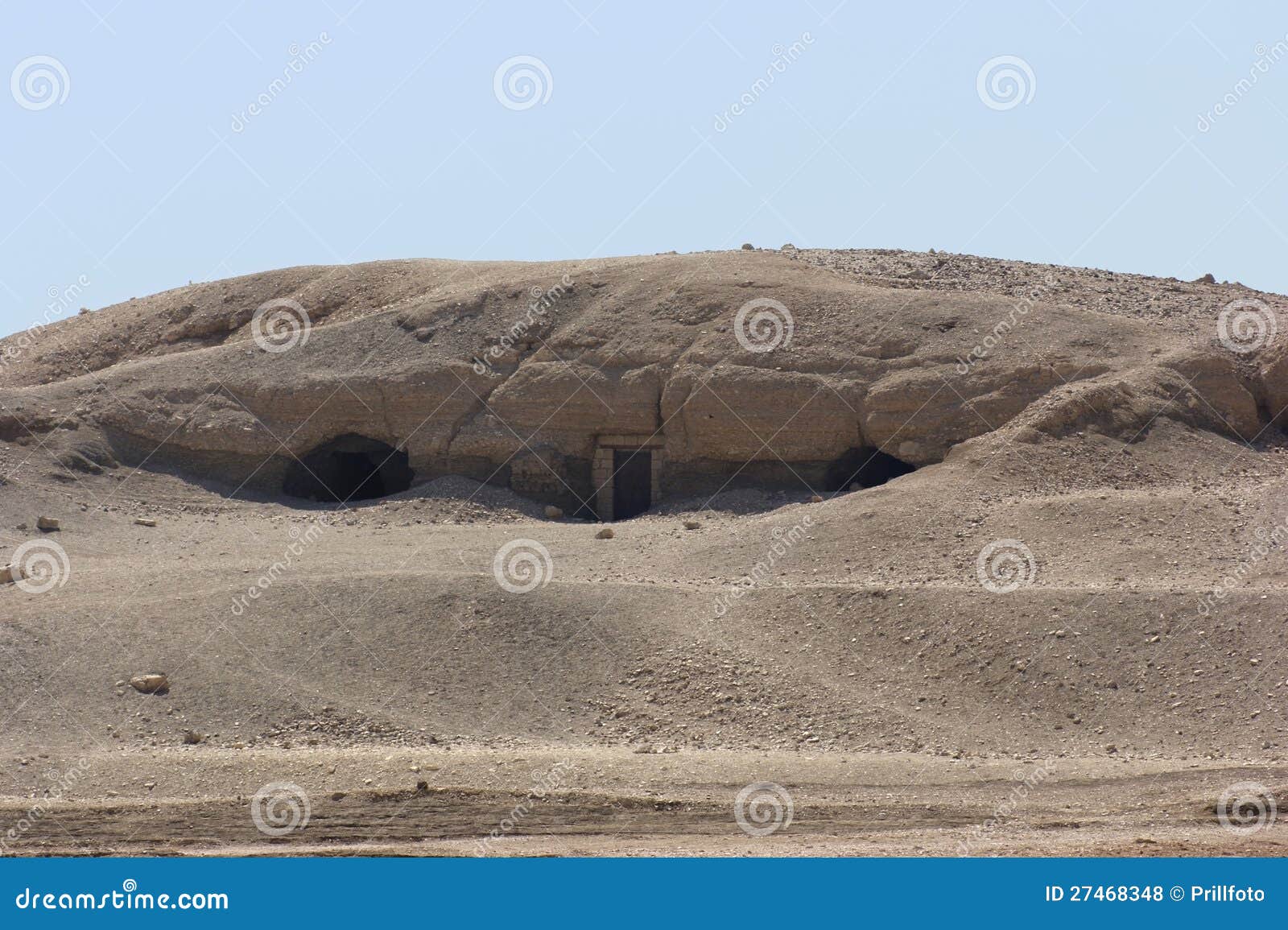 Rock cut tombs in Egypt stock photo. Image of culture - 27468348