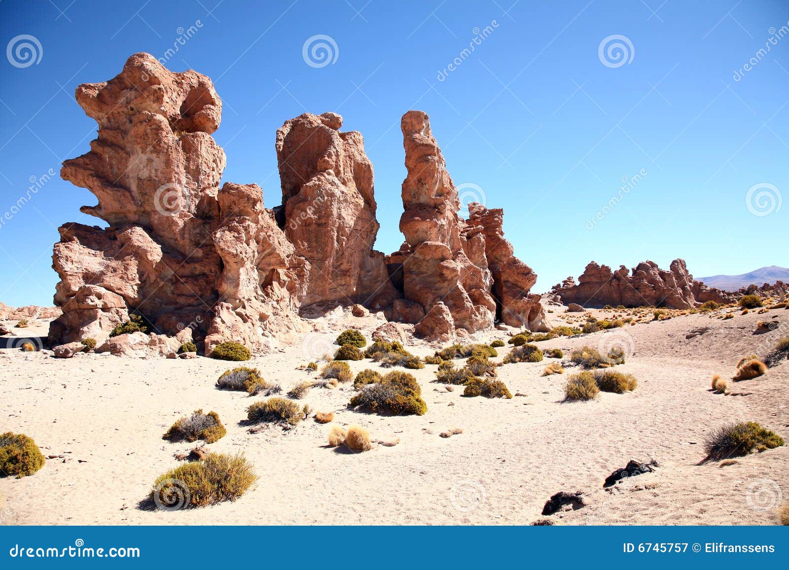 Rock Desert, Bolivia stock image. Image of area, america - 6745757