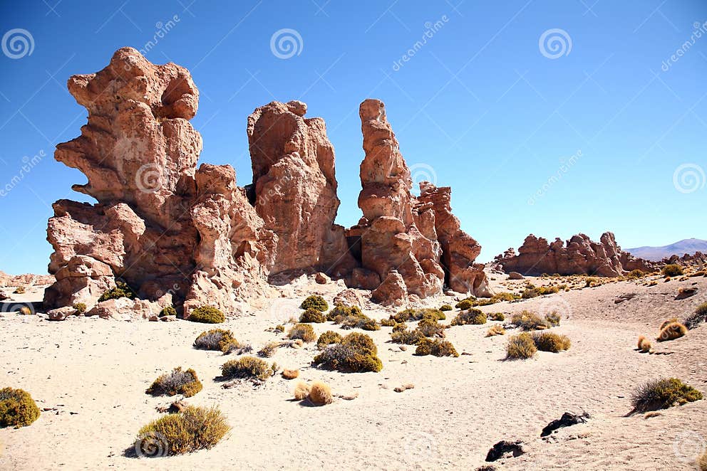 Rock Desert, Bolivia stock image. Image of area, america - 6745757
