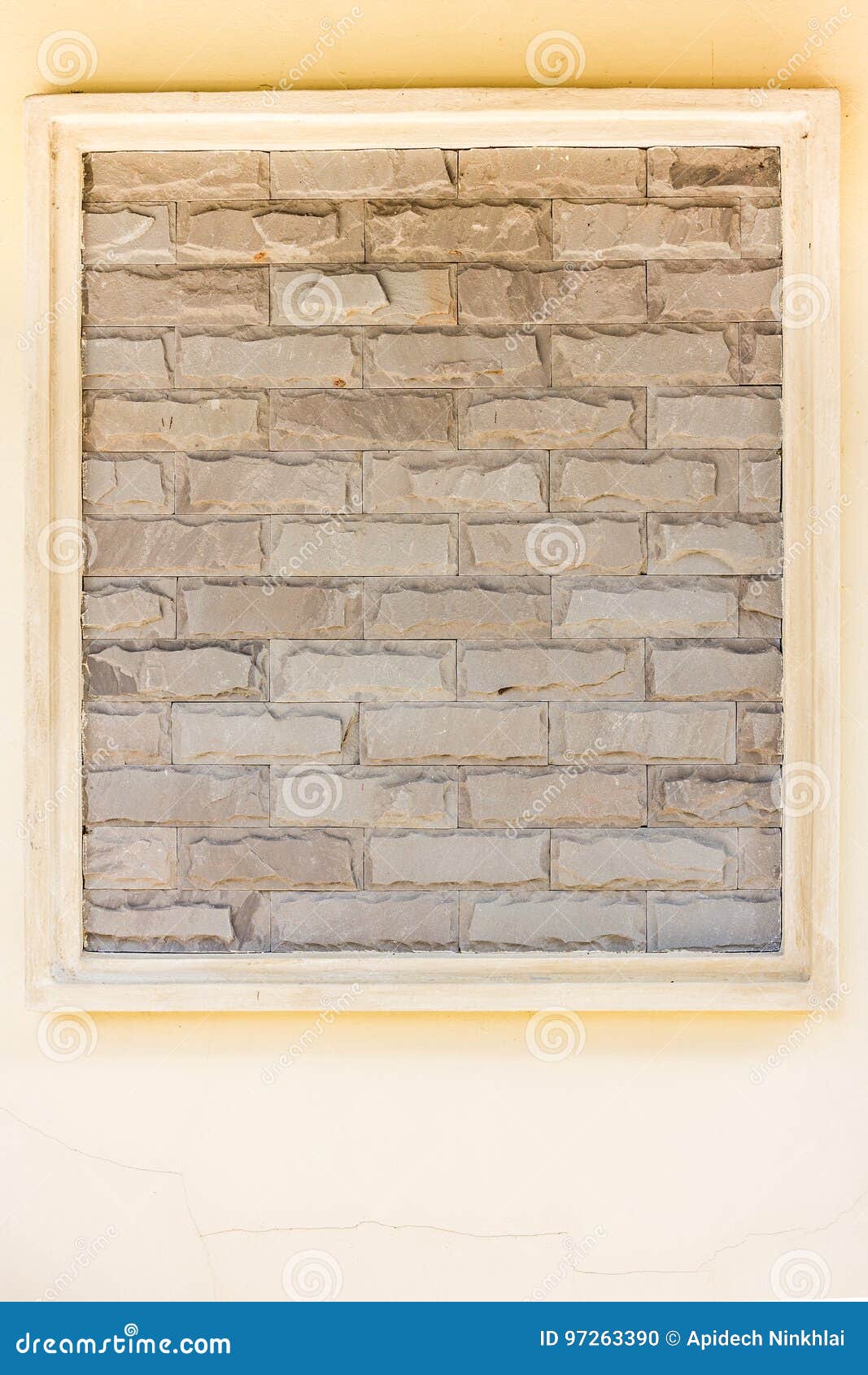 Rock design on a wall stock photo. Image of brickwork - 97263390