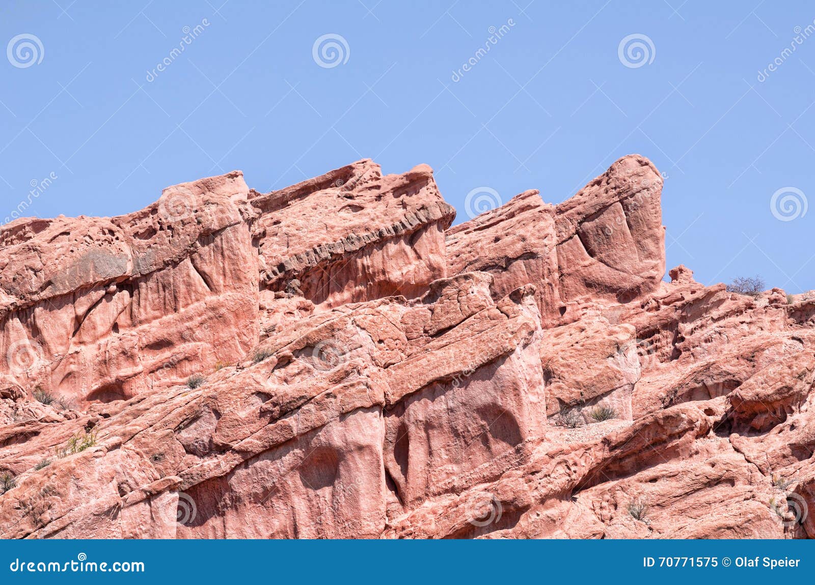 Rock detail stock image. Image of cliff, geological, horizontal - 70771575