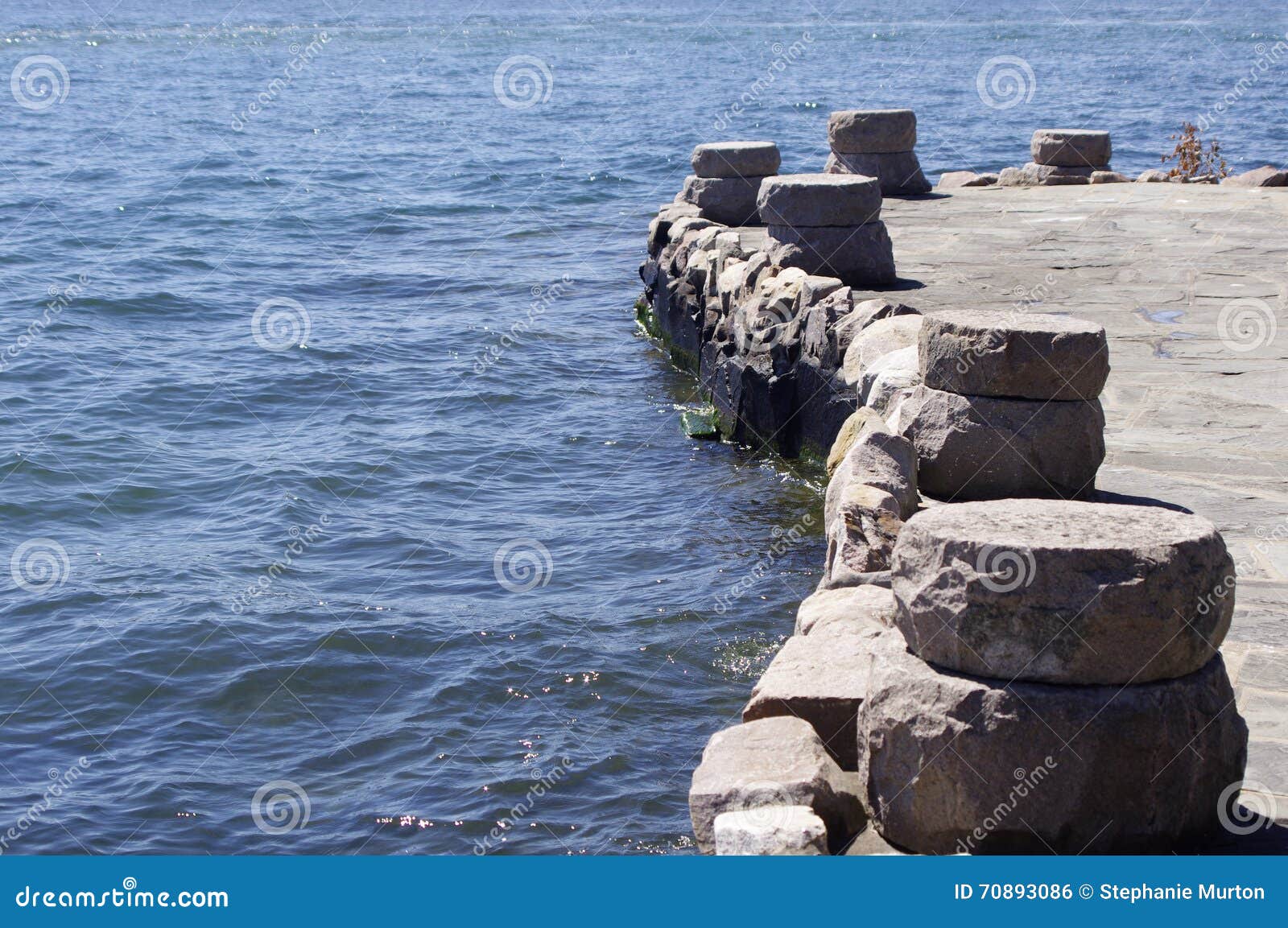 Rock dock stock photo. Image of stone, coast, shore, river - 70893086
