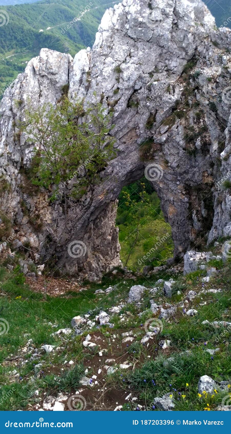 Rock door a stock photo. Image of cliff, rock, door - 187203396