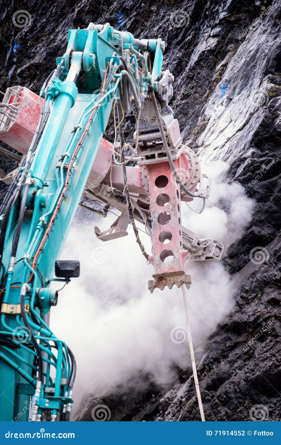 Rock drill stock photo. Image of borer, earth, dirt, drilling - 71914552