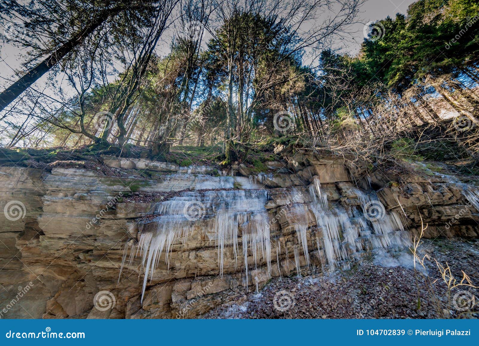 Intense cold stock image. Image of river, seasons, rock - 104702839