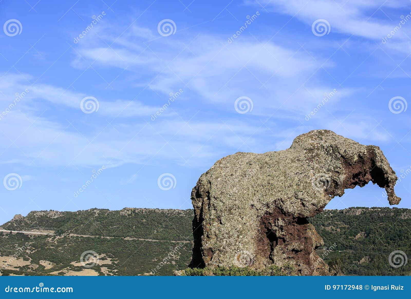 Rock of the Elephant in Castelsardo, Sardinia Stock Photo - Image of ...