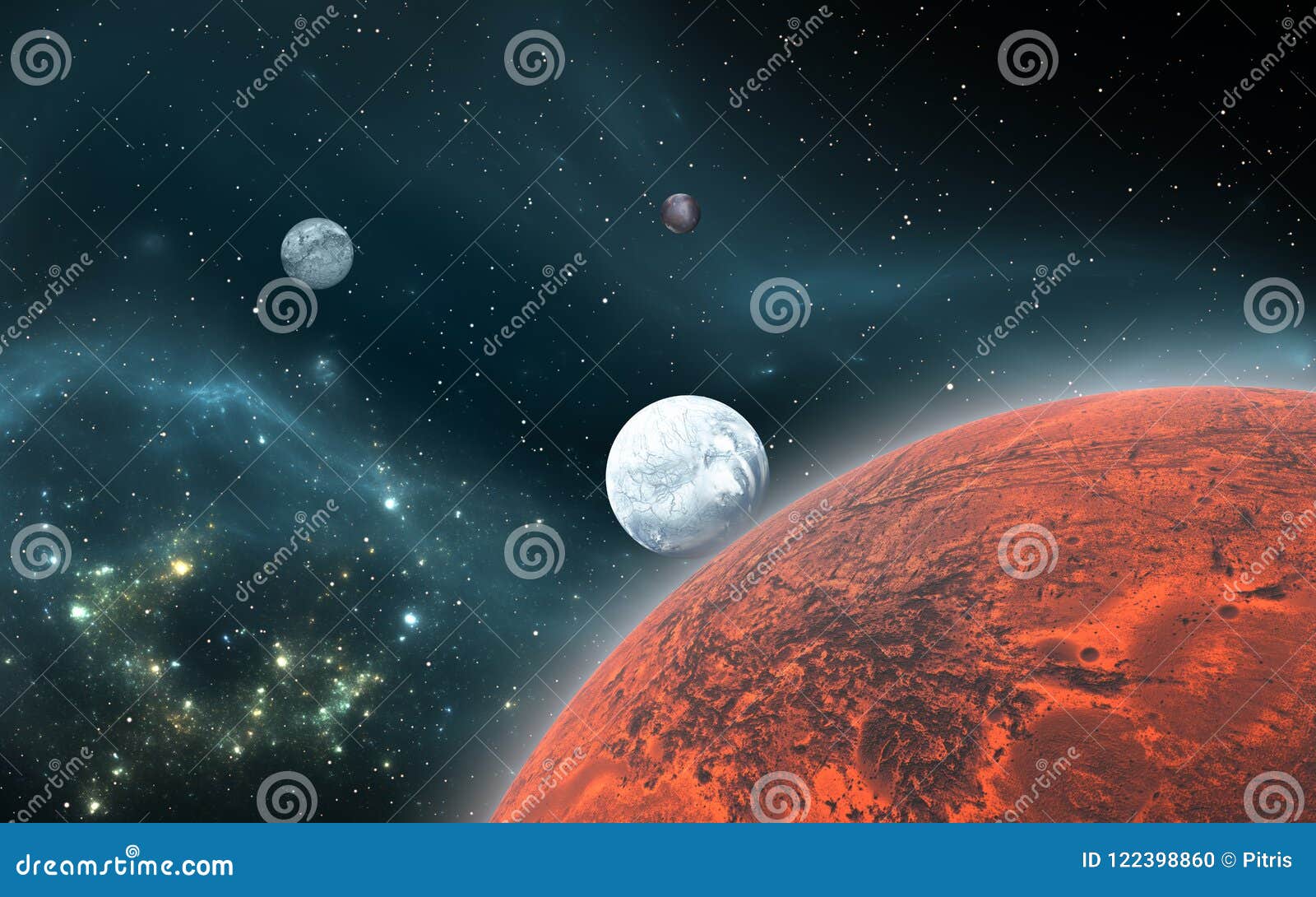 Extrasolar Planets. World Outside Of Our Solar System Royalty-Free ...