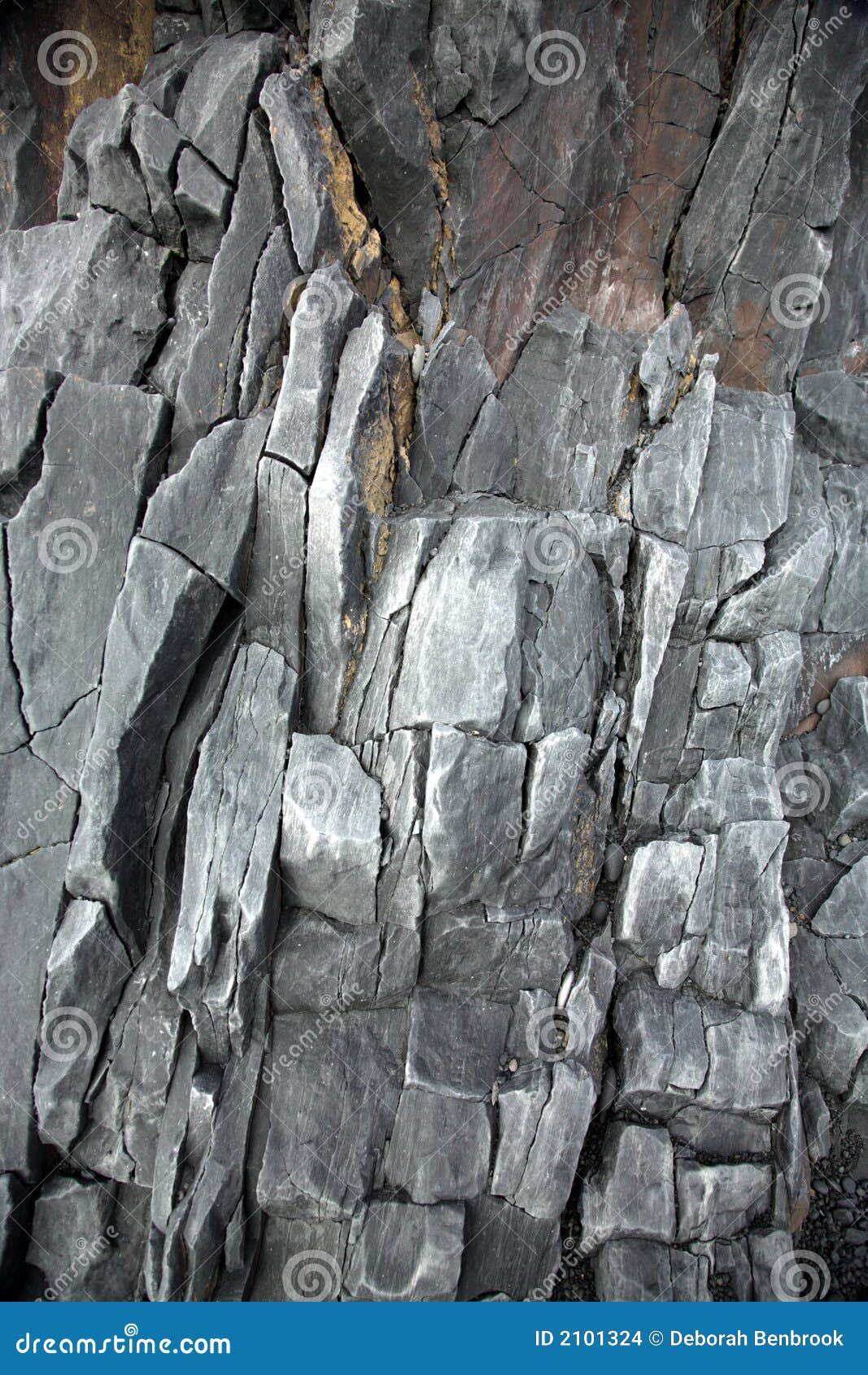 Rock face stock photo. Image of beach, gray, lava, vertical - 2101324