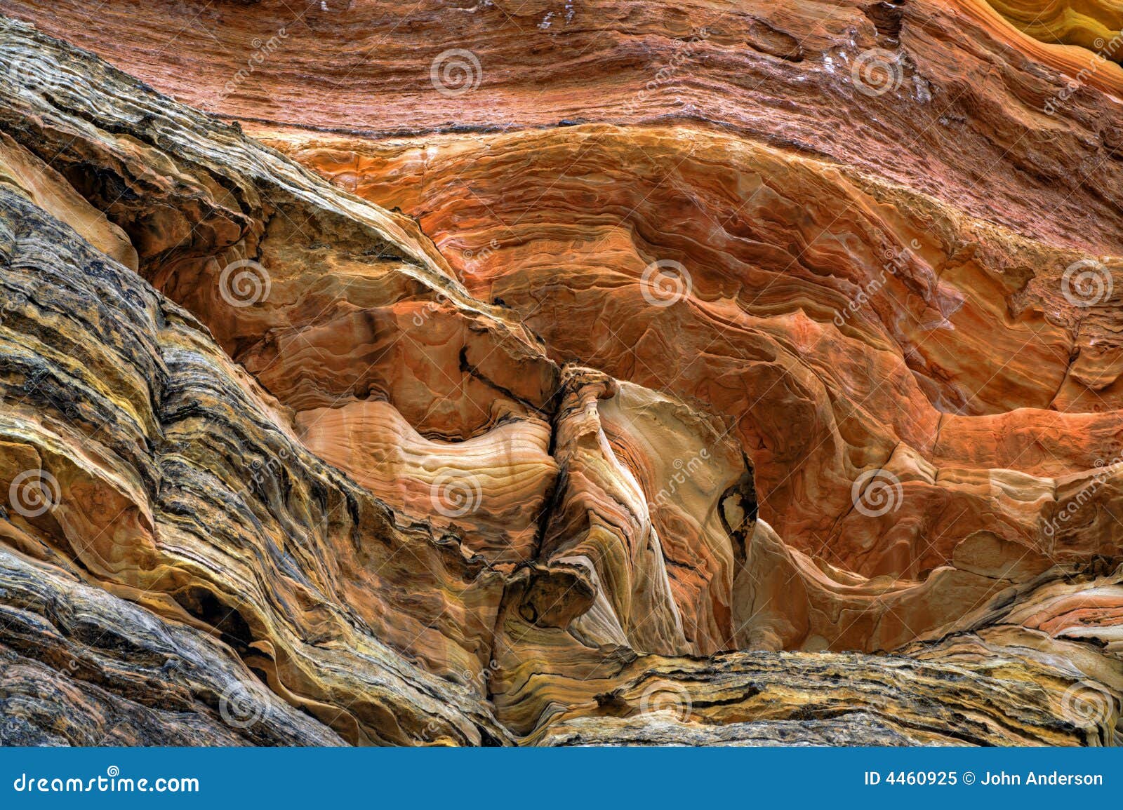 Rock Face stock image. Image of striations, national, park - 4460925