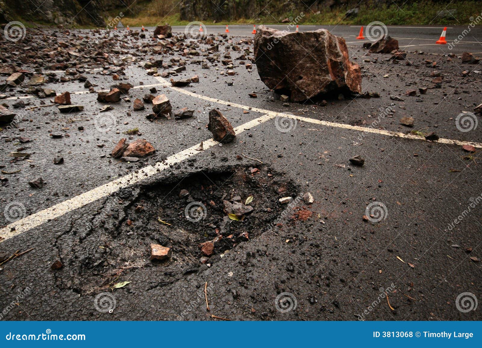 Rock fall stock photo. Image of gorge, dangerous, highway - 3813068