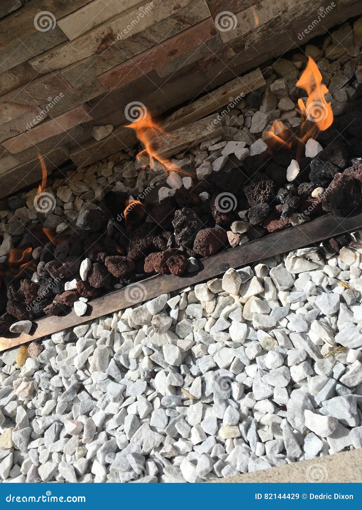 Rock fire stock image. Image of fire, small, rocks, surrounded - 82144429
