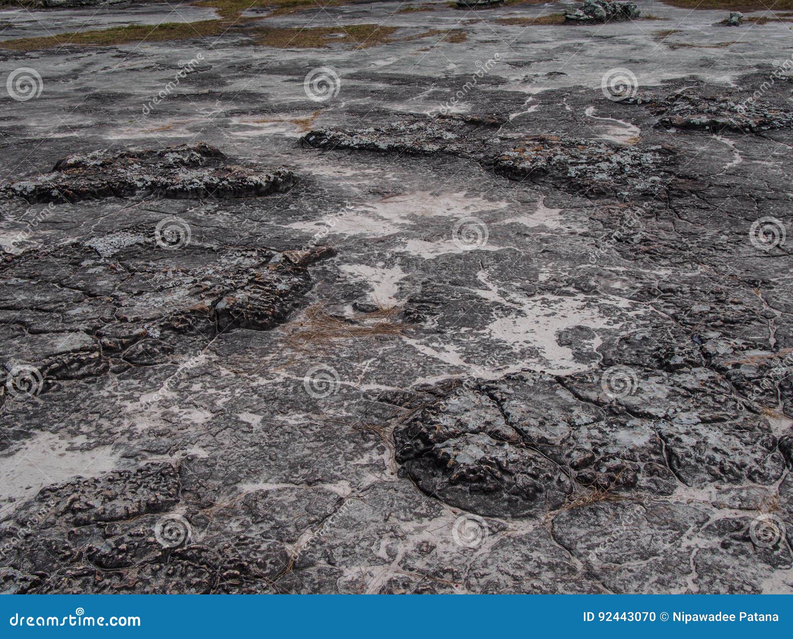 Rock Floor on the Top of Mountain Stock Photo - Image of concrete ...
