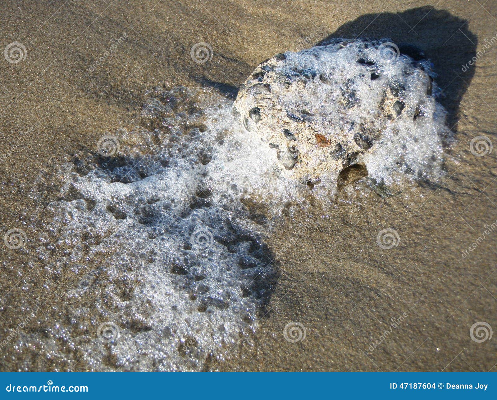 Rock with foam stock photo. Image of bubbling, foam, intriguing - 47187604