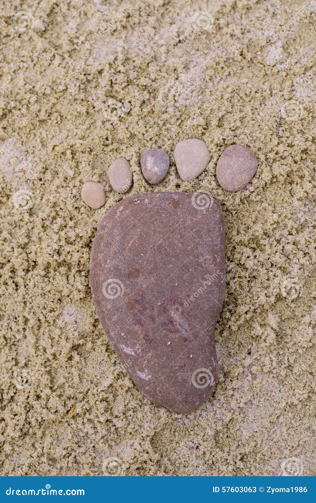 Rock foot stock image. Image of relax, sand, shape, travel - 57603063