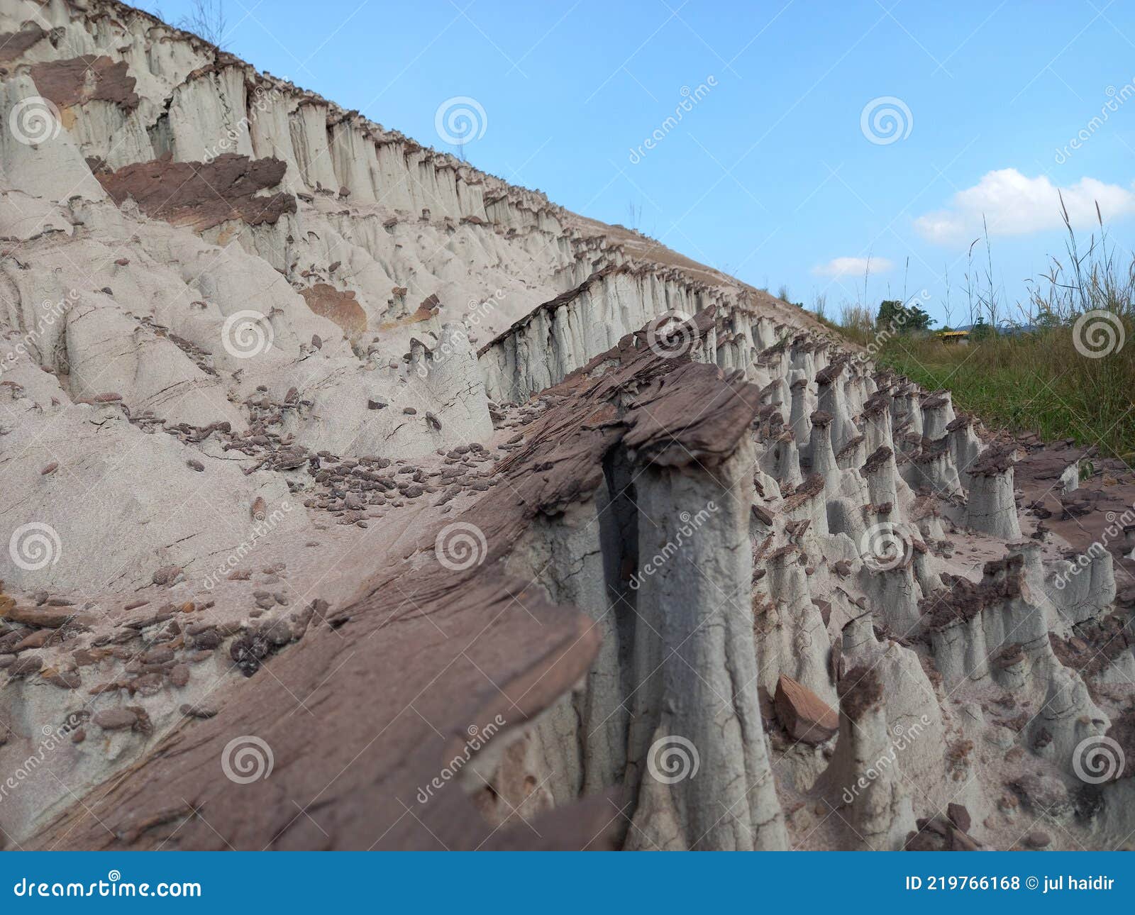 Rock Form Due To Exposure To Continuous Water Flow Stock Photo - Image ...