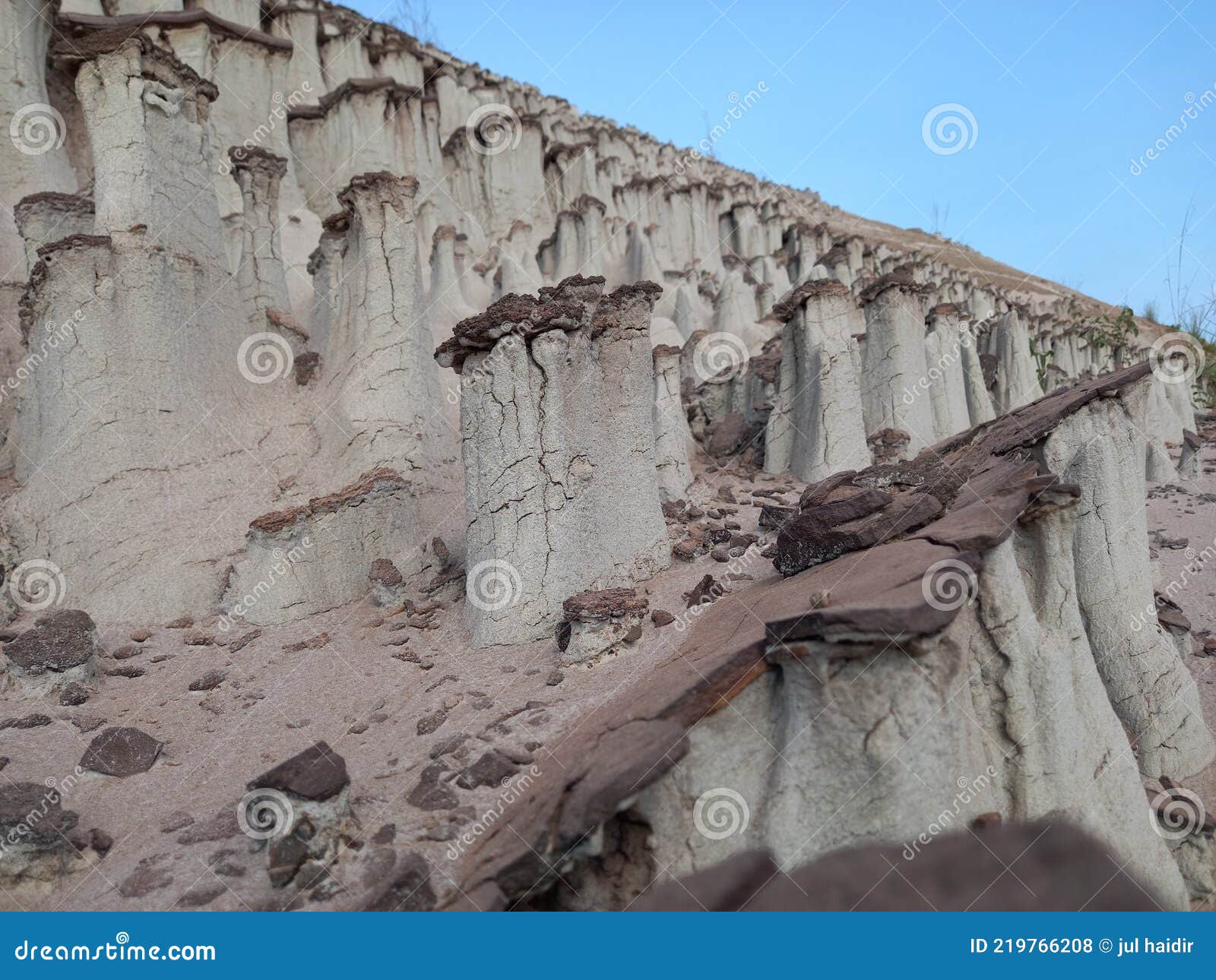 Rock Form Due To Exposure To Continuous Water Flow Stock Photo - Image ...
