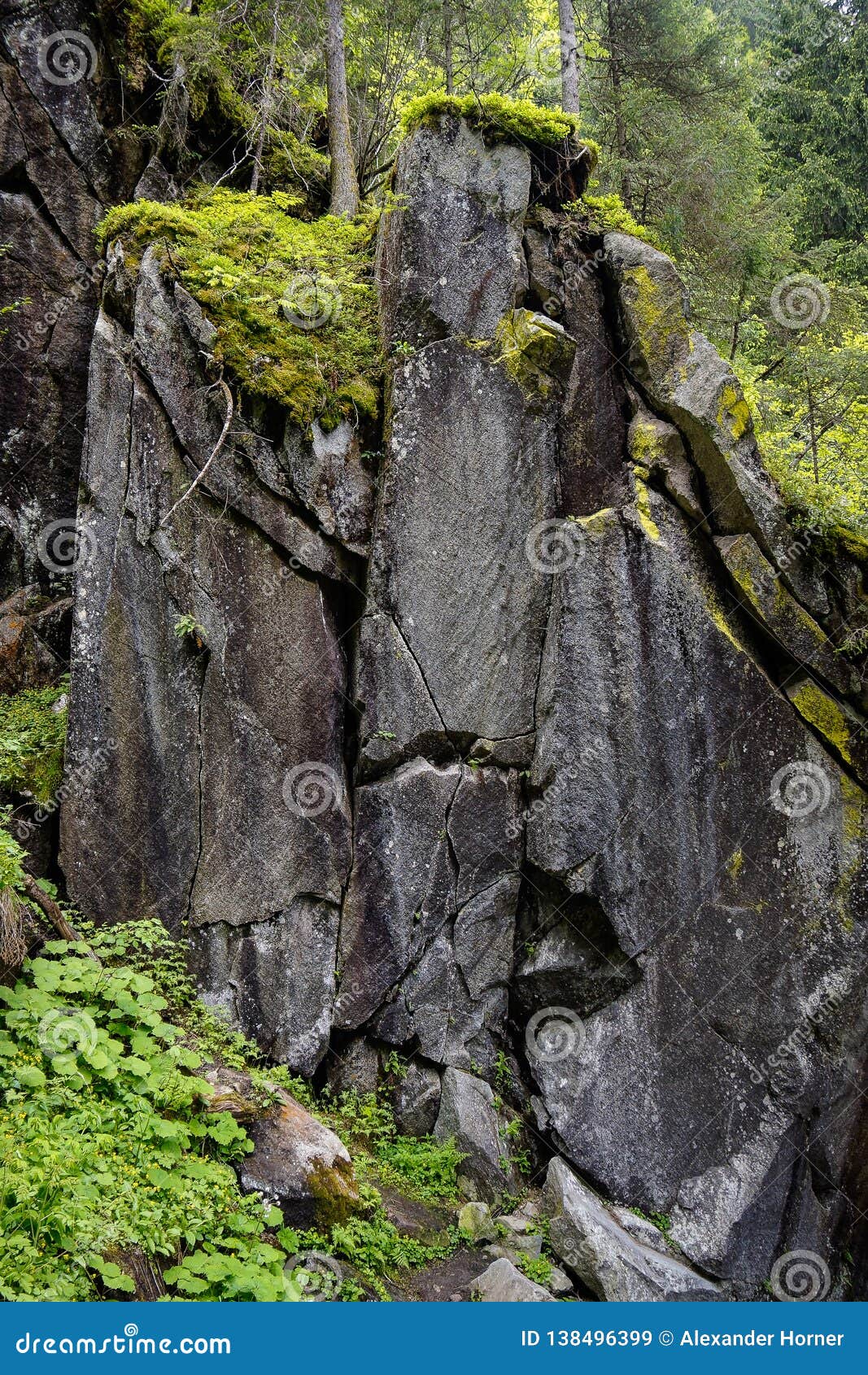 Rock formation of the alps stock image. Image of hiking - 138496399