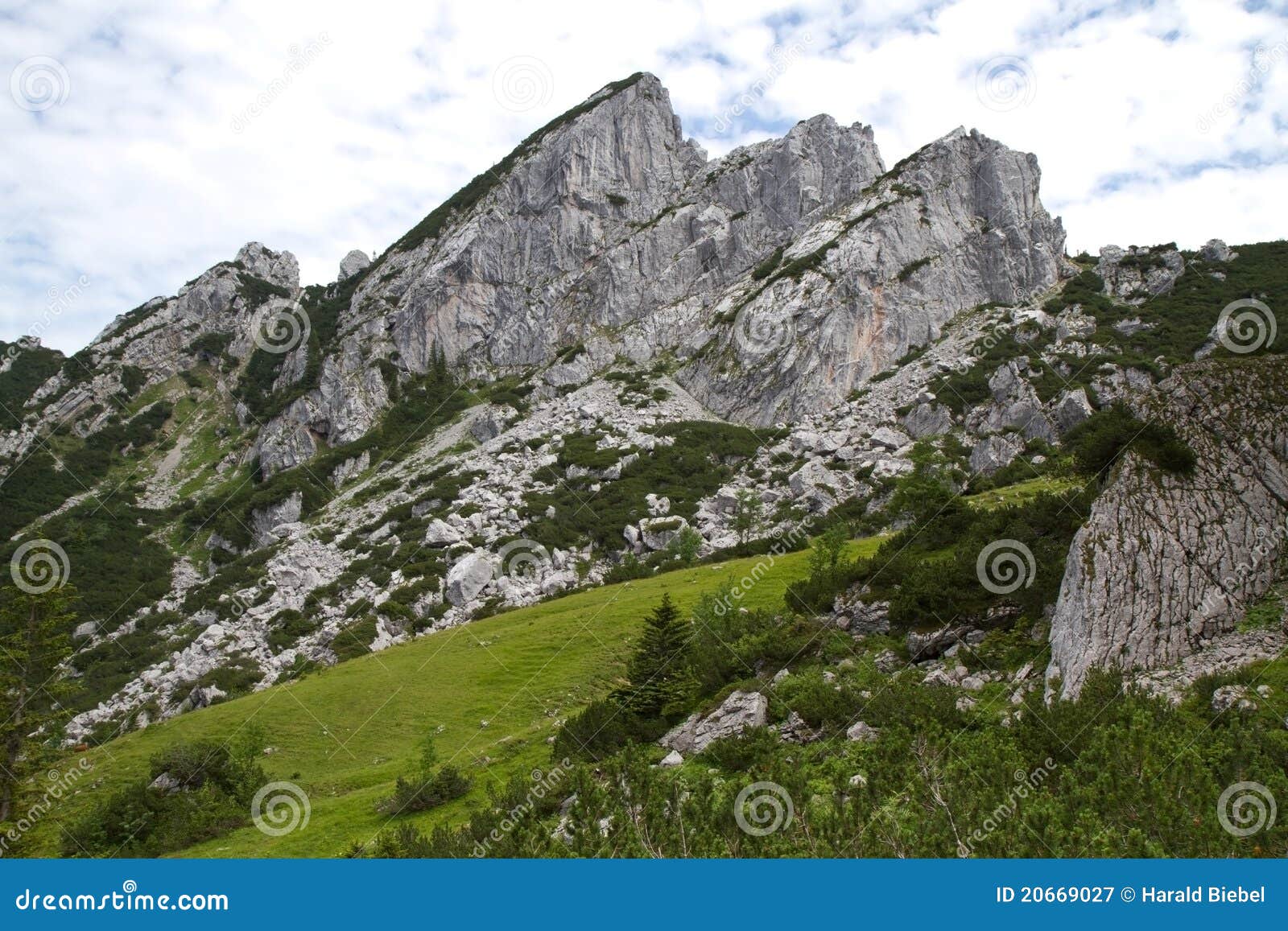 Rock Formation in the Alps, Germany Stock Image - Image of sports, goal ...