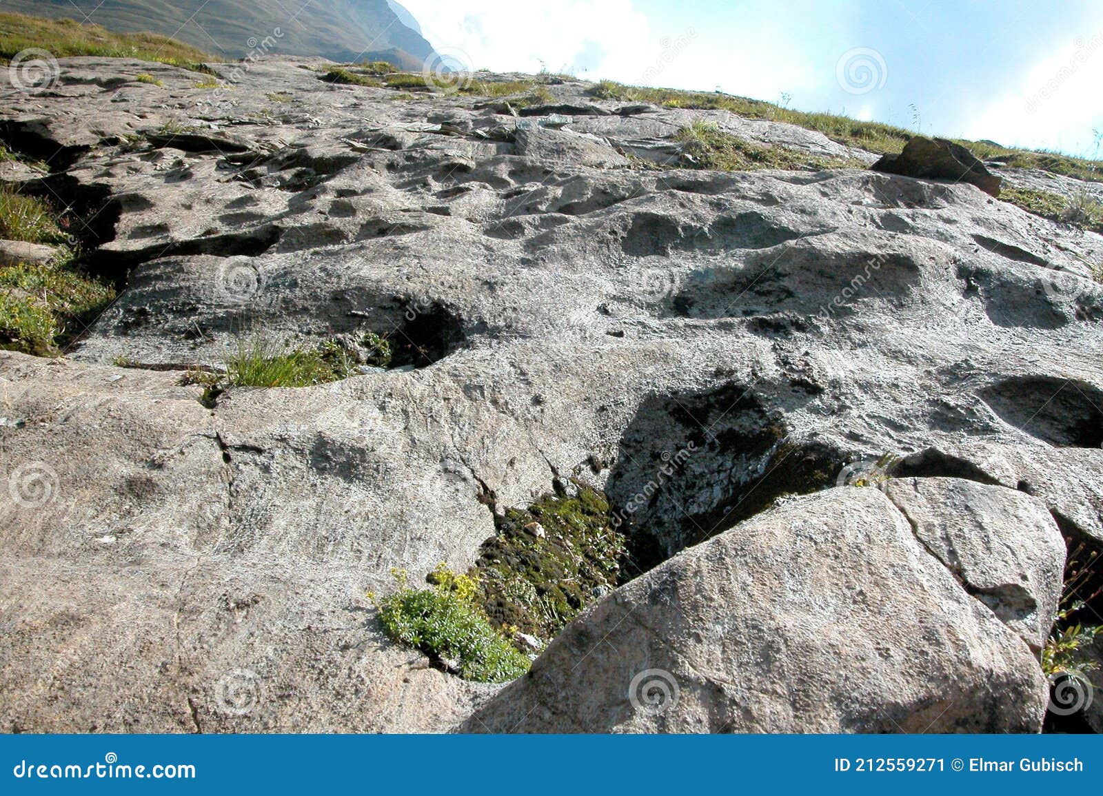 Rock formation in the alps stock image. Image of spots - 212559271