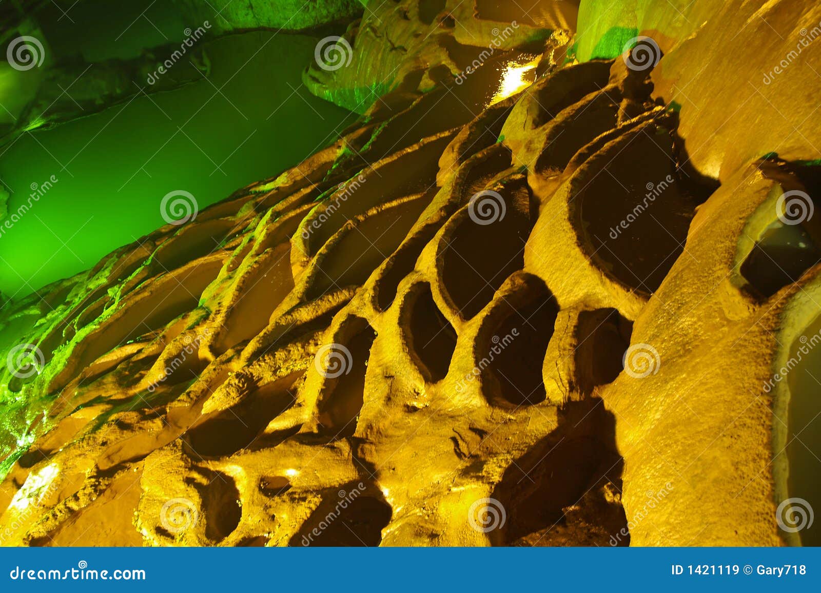 Rock Formation in a Cave stock image. Image of scenery - 1421119