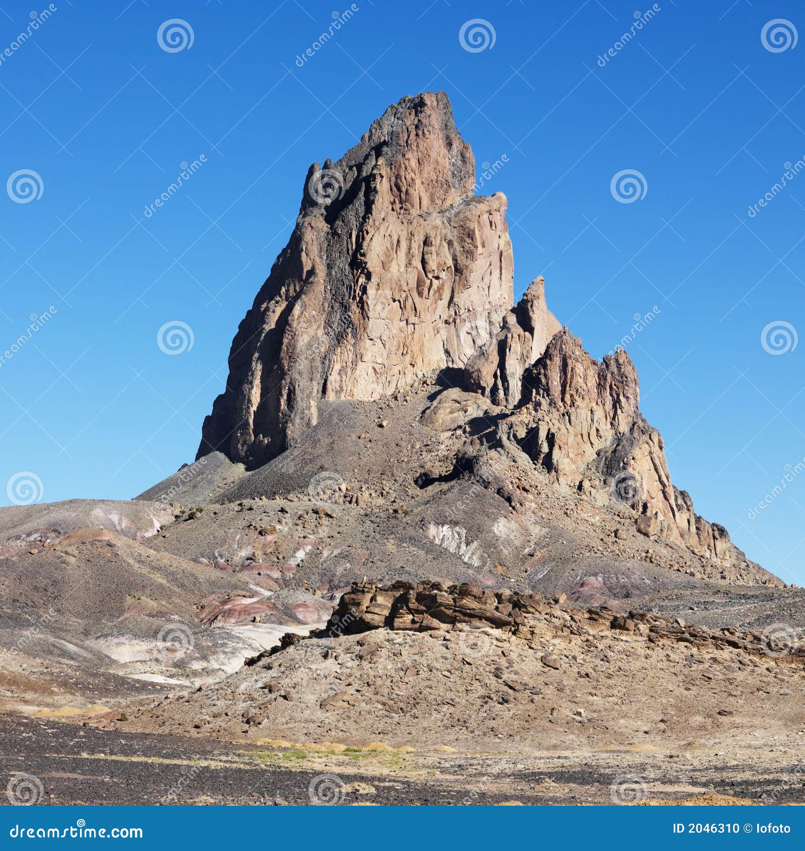 Rock formation in desert stock photo. Image of rocks, colour - 2046310