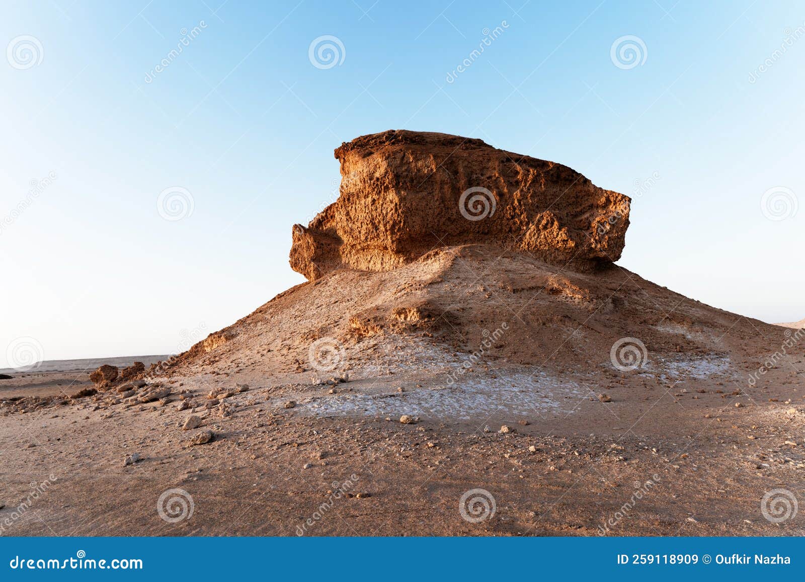 Rock Formation in the Desert Stock Image - Image of terrain, mountain ...