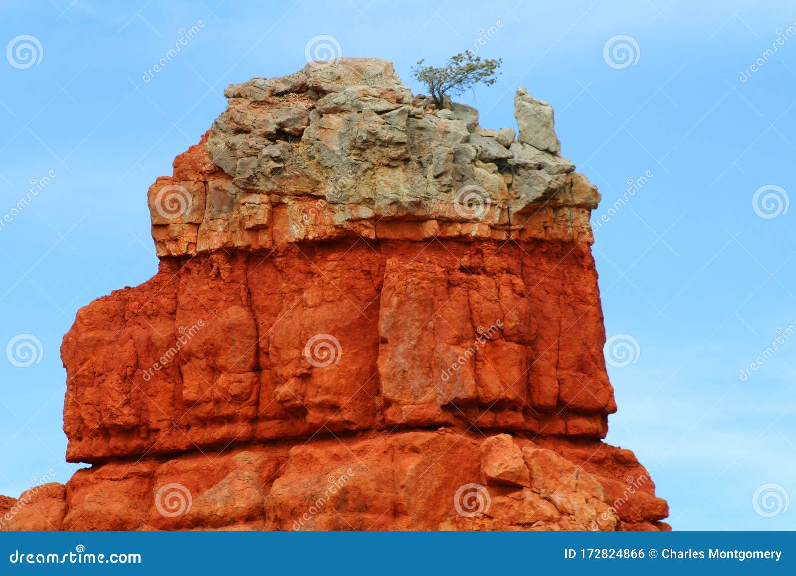 Rock Formation in Dixie National Forest (UT 00399 Stock Photo - Image ...