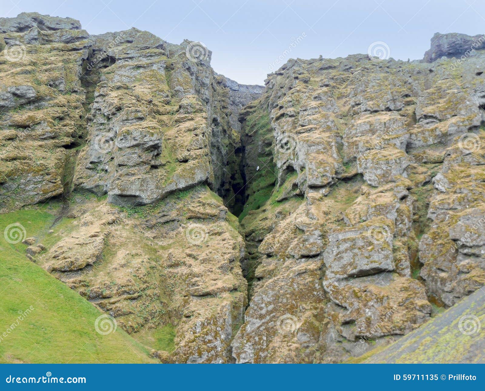 Rock formation in Iceland stock image. Image of environment - 59711135