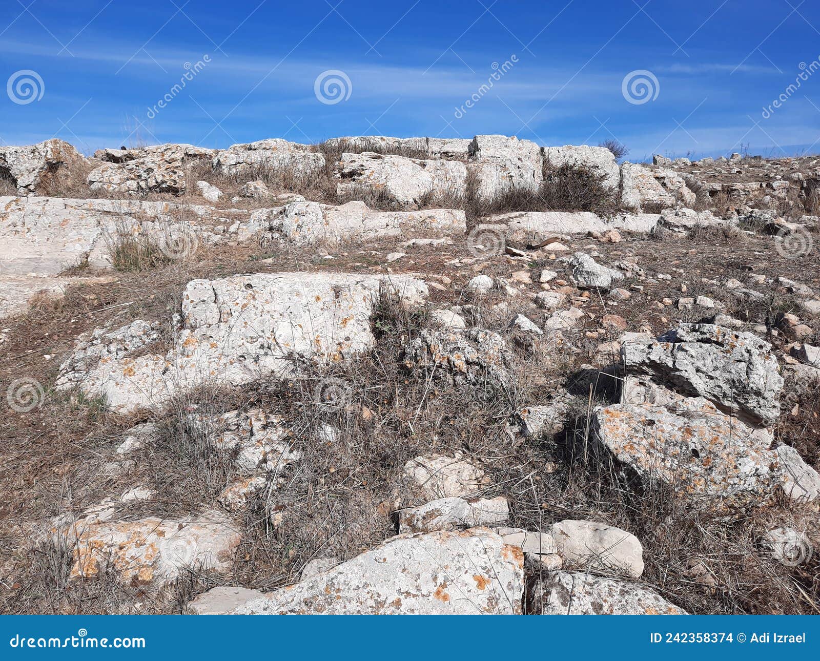 Rock Formation, Meron Mountain, Israel Stock Photo - Image of rock ...